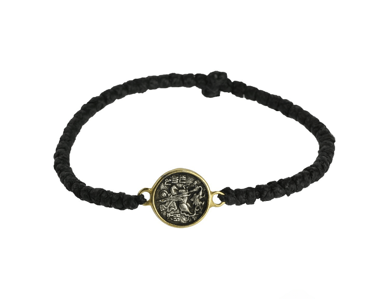 Waxy Prayer Rope for the Wrist with Saint George on Horseback ...